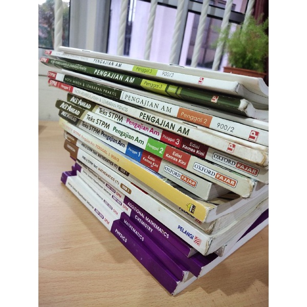 STPM Text Book Exercise Book Pass Year Questions Science Stream Old ...