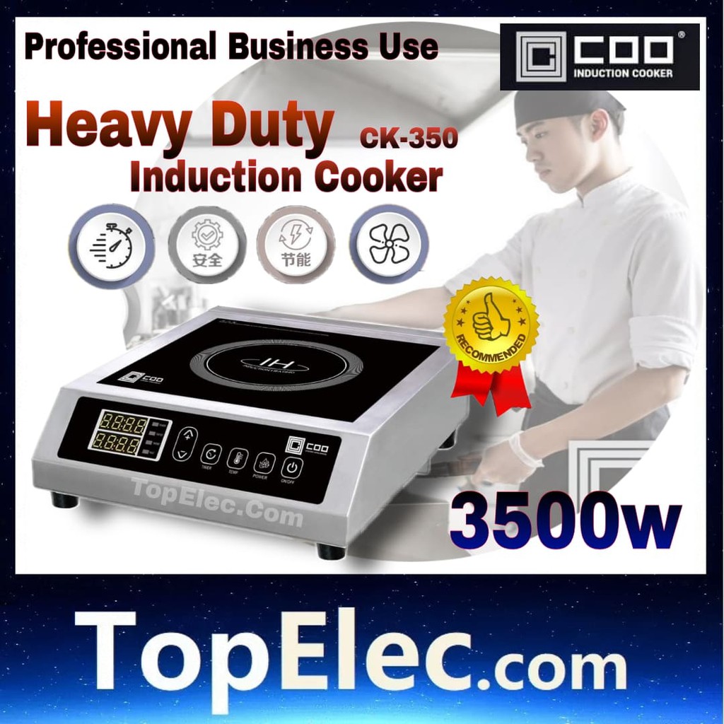 【Professional Heavy Duty】 CK-350 Commercial Induction Cooker 3500W COO ...