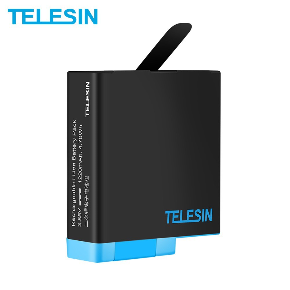 TELESIN 1pc 1220mAh Battery for GoPro HERO 13 12 11 10 9 8 7 6 5 BLACK ...