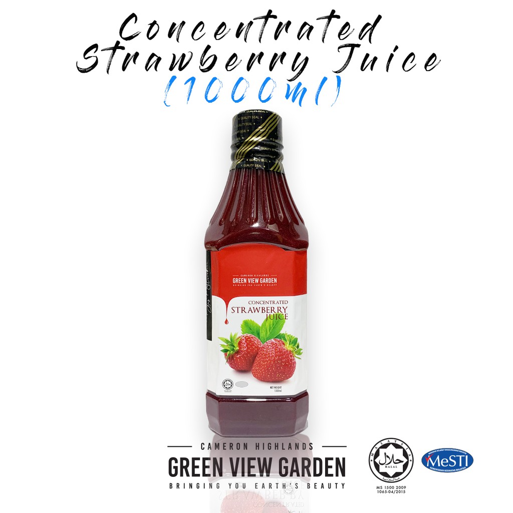 Cameron Highlands - Concentrated Strawberry Juice (1000 ml) | Shopee ...