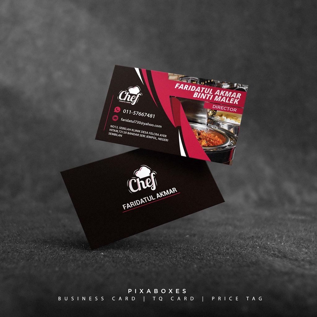Pixaboxes Business Card / Kad Bisnes / Namecard / Kad nama Gloss ...