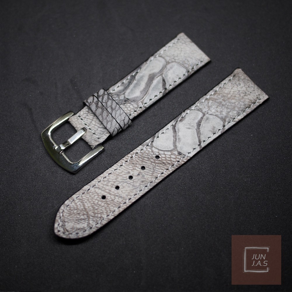 100% Genuine Ostrich Leather Watch Strap, Large Scale (Recorded ...