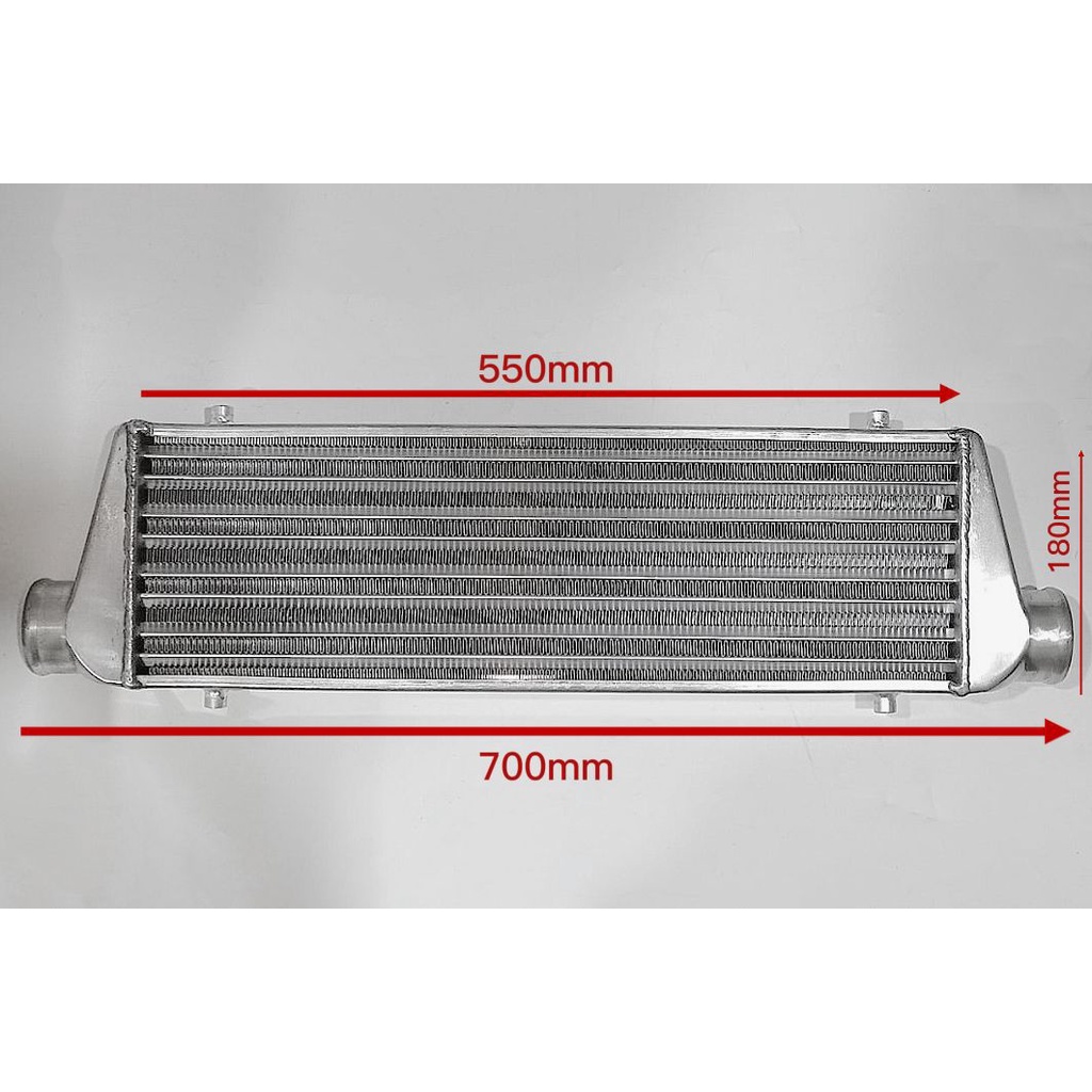 Aluminium Delta Fin Intercooler 550x180x65x2.5 ( 2.5inch ) | Shopee ...