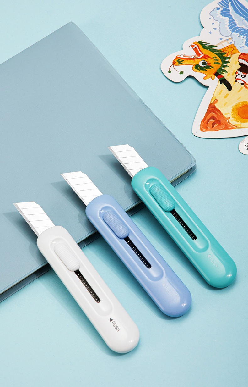 Deli Cutter 2079 Mini Cutter Sharp Blade Self Locking Multi-Purpose ...