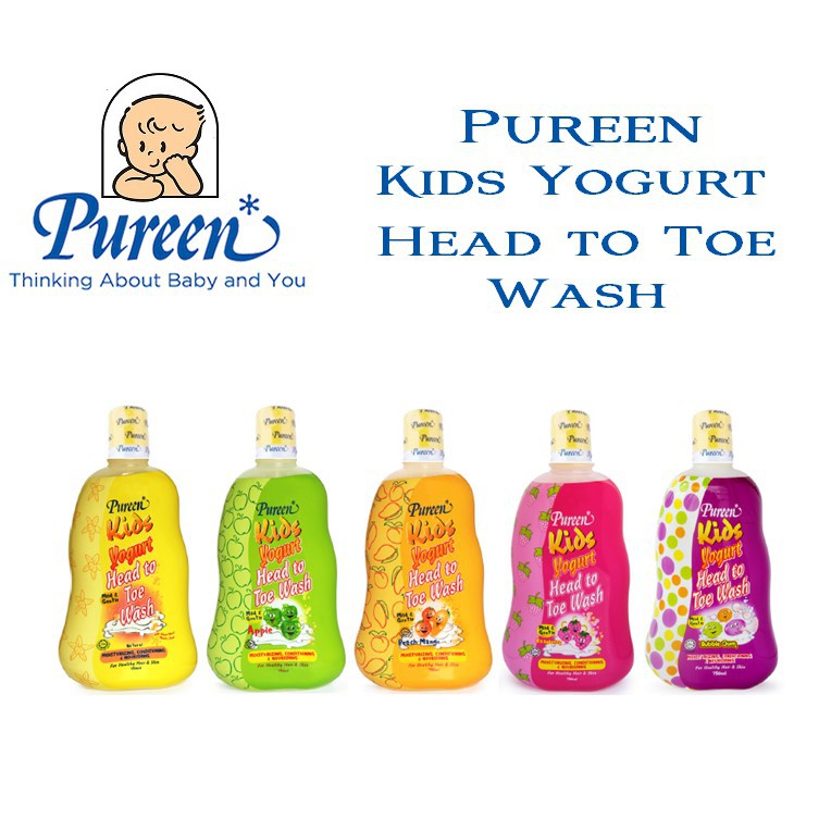 Pureen Kids Yogurt Head To Toe Wash 150ml | Shopee Malaysia