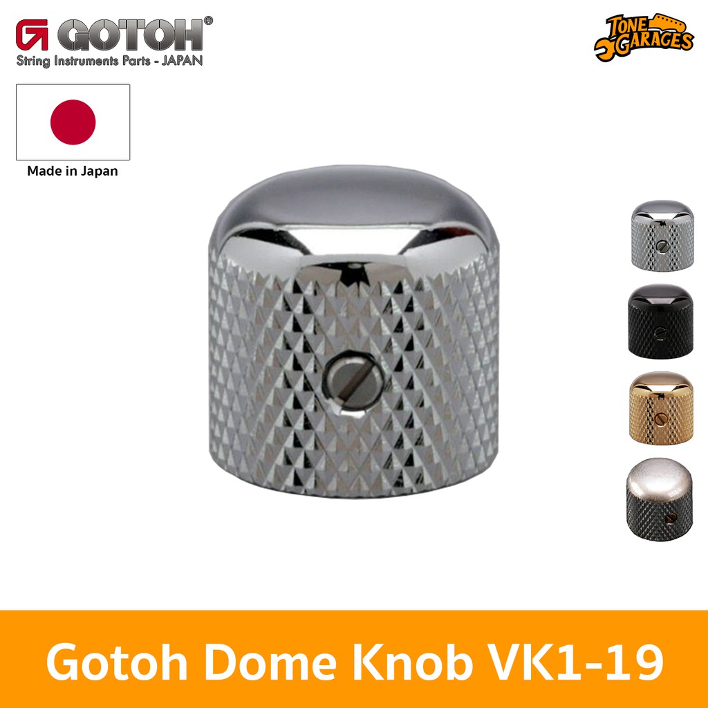 Gotoh Dome Knob VK1-19 Steel Volume Made in Japan (1 Knob) | Shopee ...