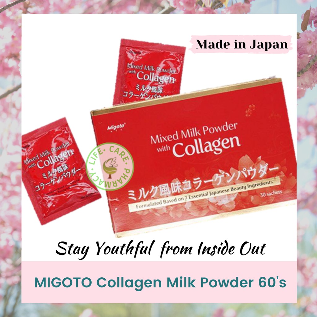 SPRINGHEALTH MIGOTO Mixed Milk Powder with Collagen 30 sachets (EXP ...
