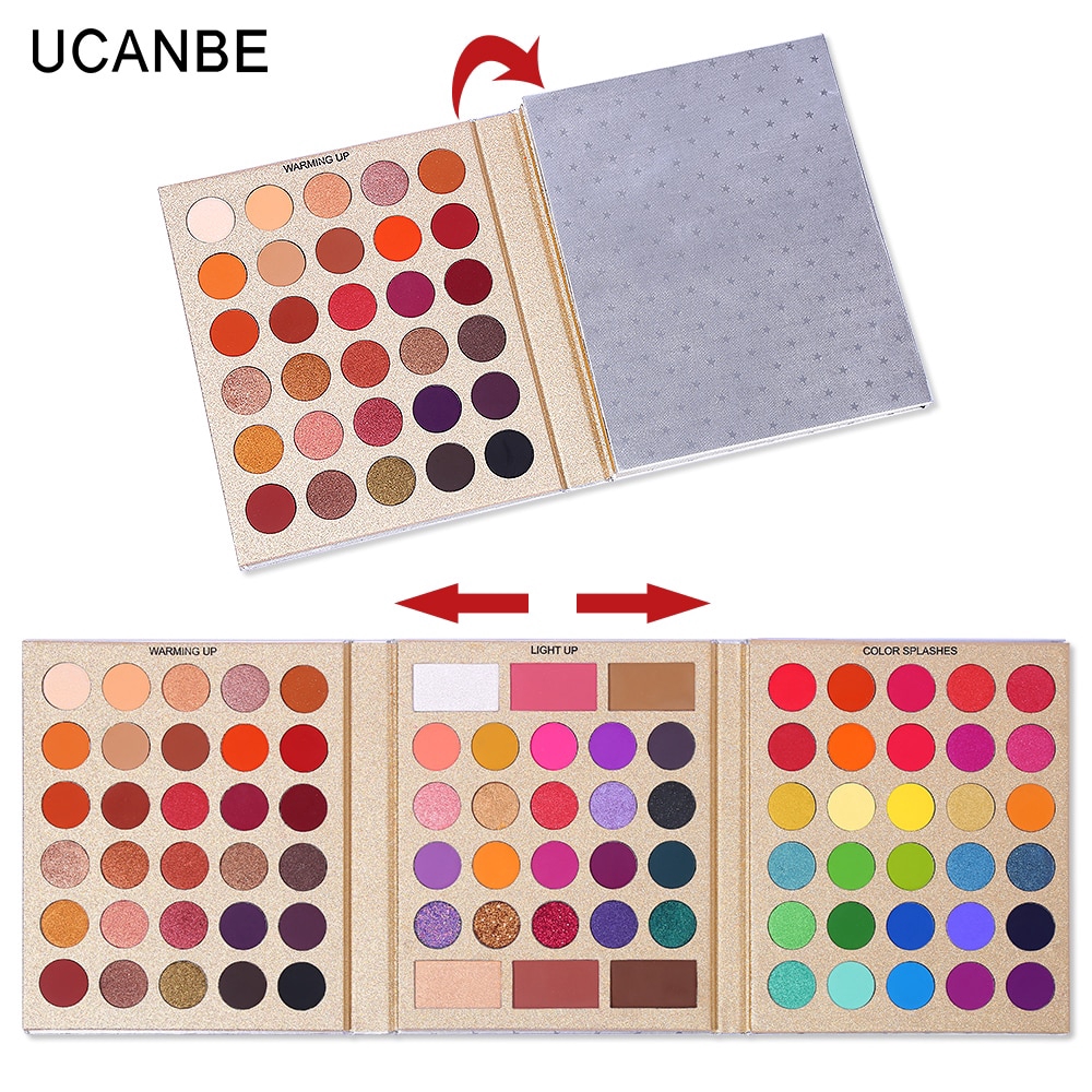 UCANBE Pretty All Set Eyeshadow Palette Holiday Gift Set Pro 86 Colors ...