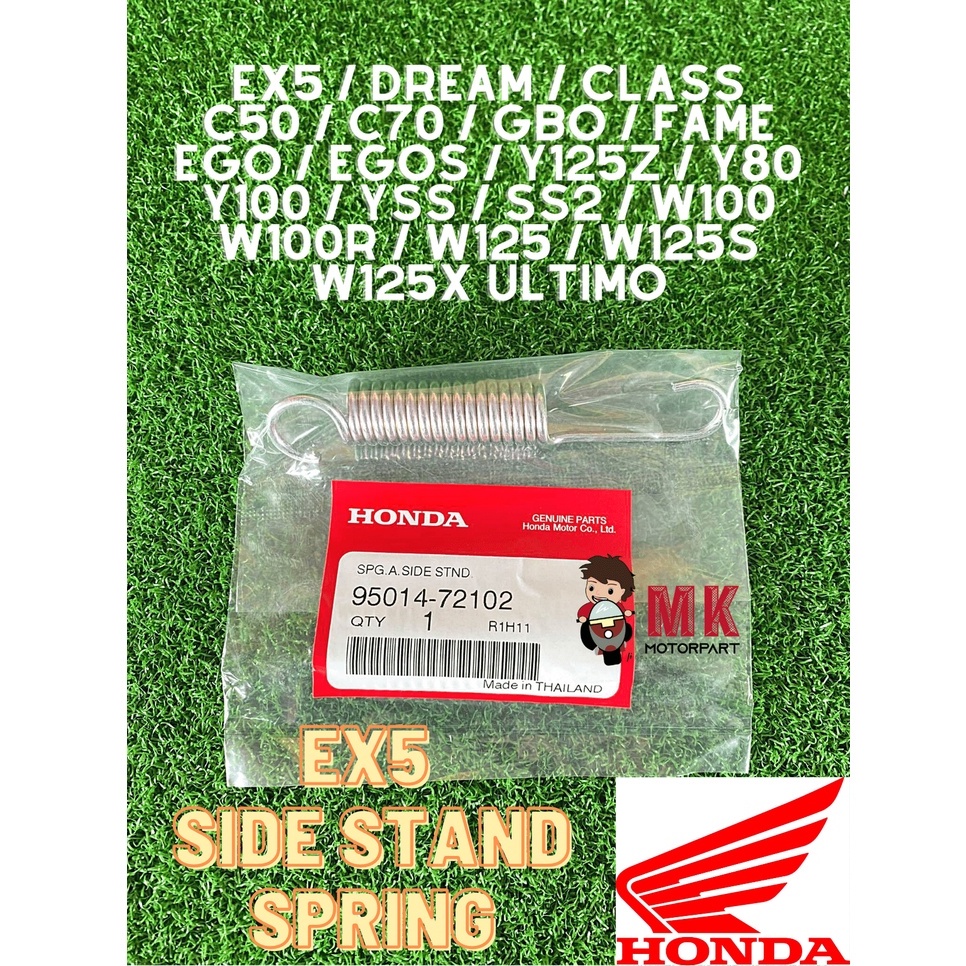 Honda EX5 BSH SIDE STAND SPRING 95014-72102 100% ORIGINAL Dream Class C50 C70 Gbo Gboj Fame Wave ...