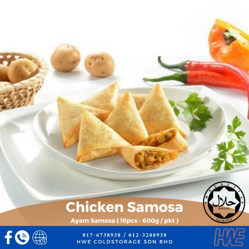 [Halal] Uniifood Chicken Samosa 16pcs | Samosa Ayam | Shopee Malaysia