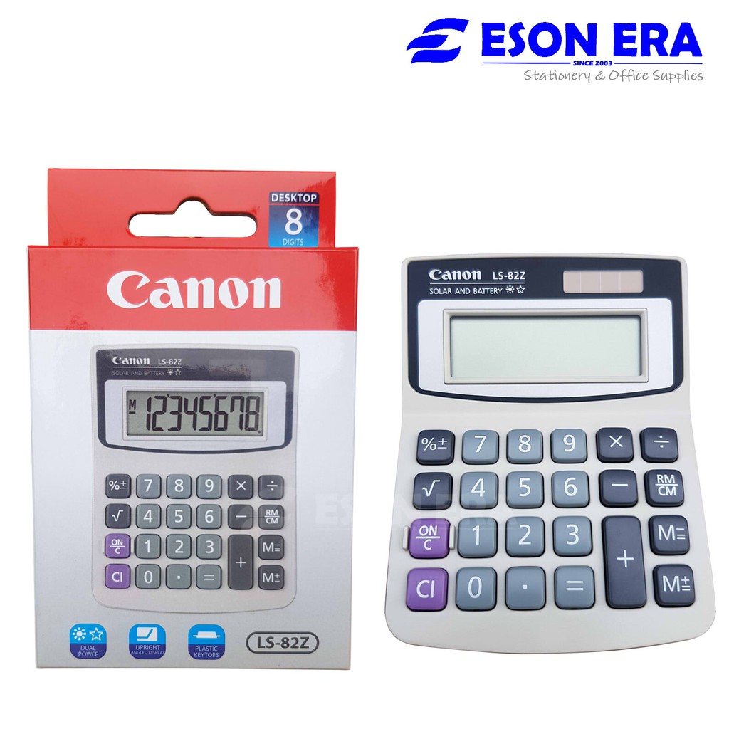 Canon Calculator 8 Digits LS-82Z 100% Original | Shopee Malaysia