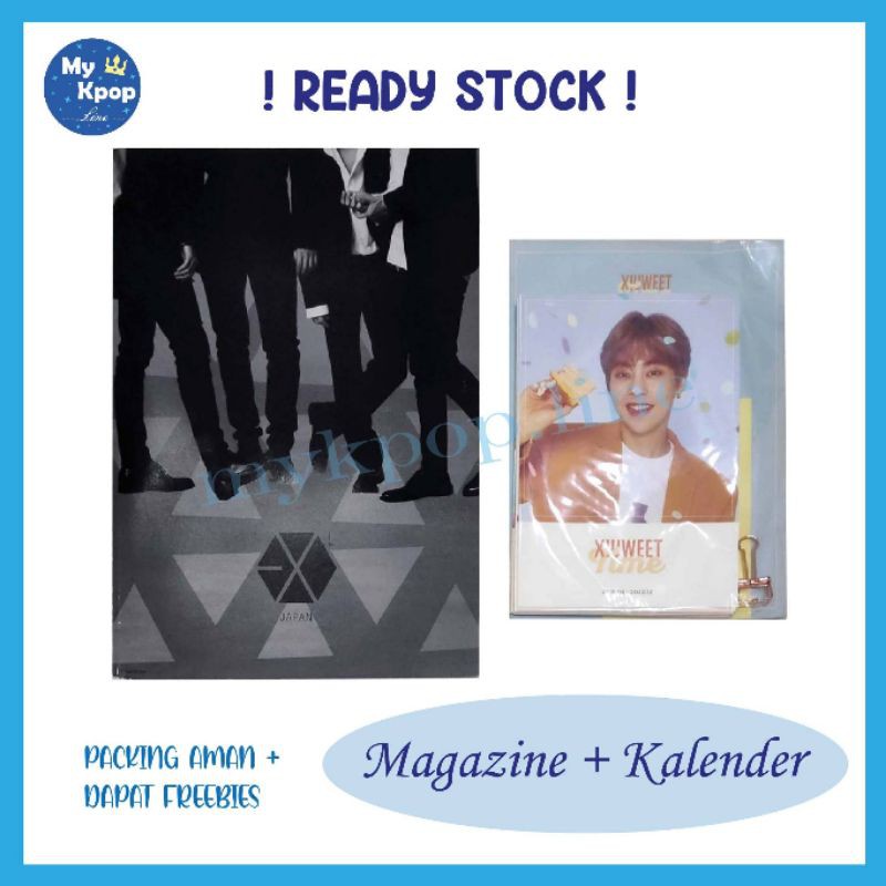 Official Goods EXO Calendar Xiuweet Xiumin Calendar Magazine Japan ...