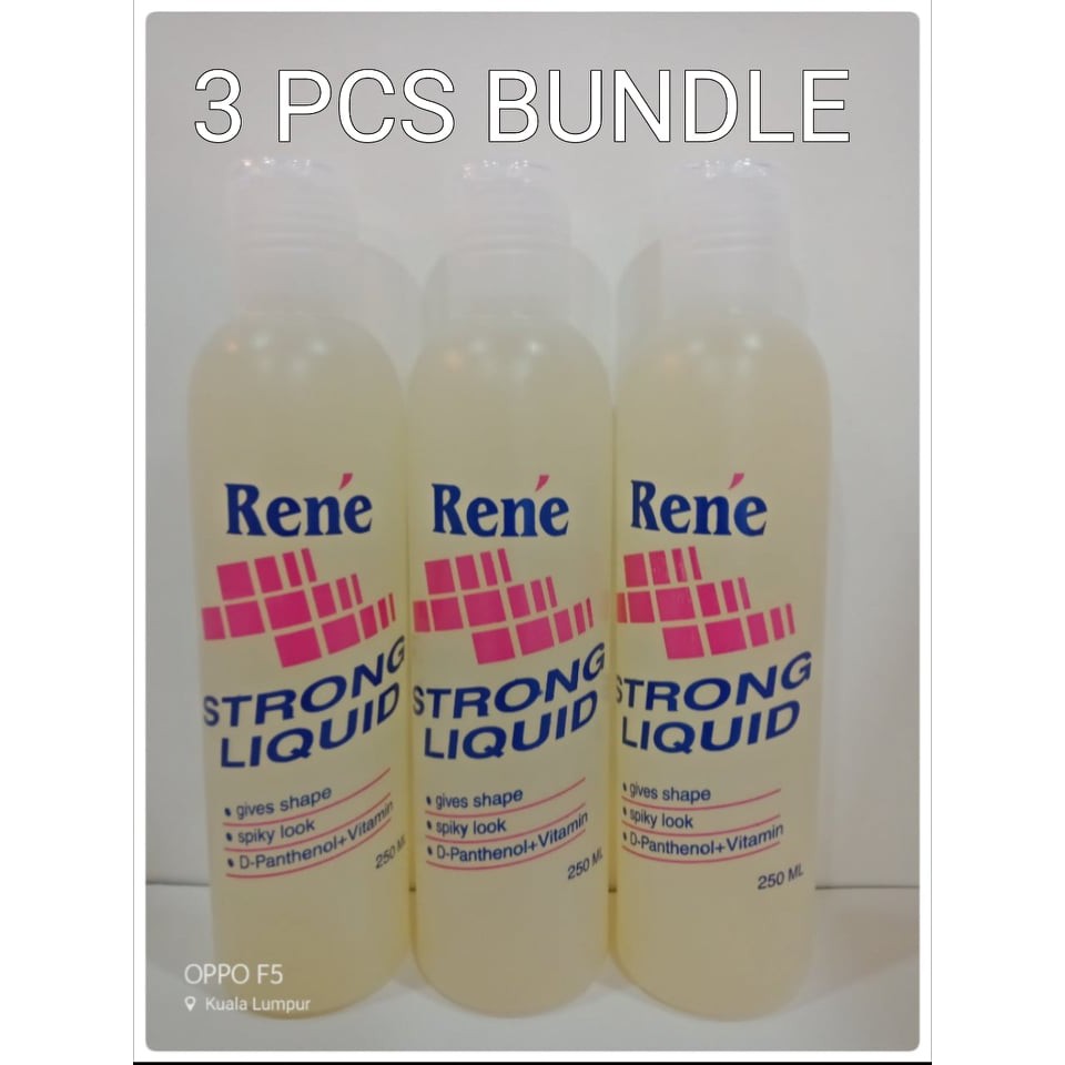 3 Bundle Rene strong liquid 250ml | Shopee Malaysia