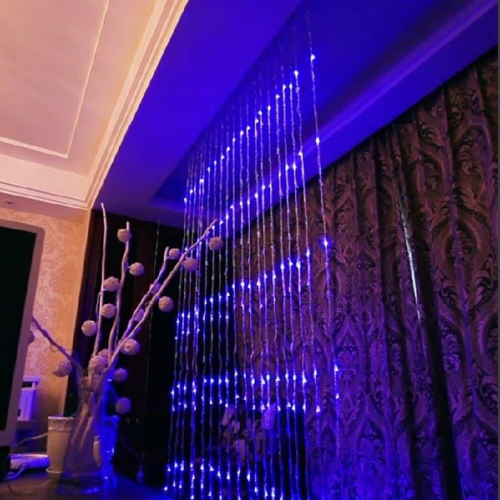 Led curtain lights, led blinds falling effect | Shopee Malaysia