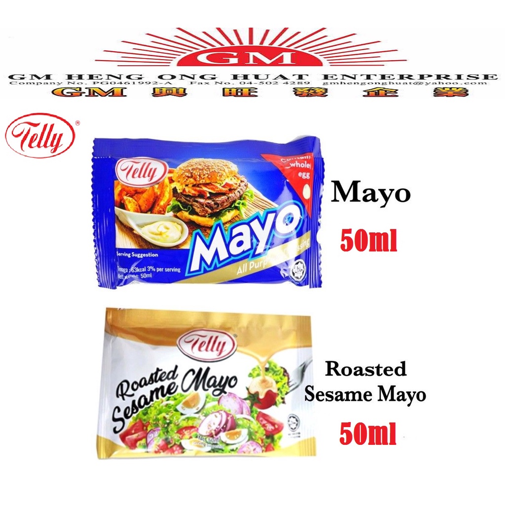 TELLY MAYO ALL PURPOSE DRESSING/Roasted Sesame mayo 50ml | Shopee Malaysia