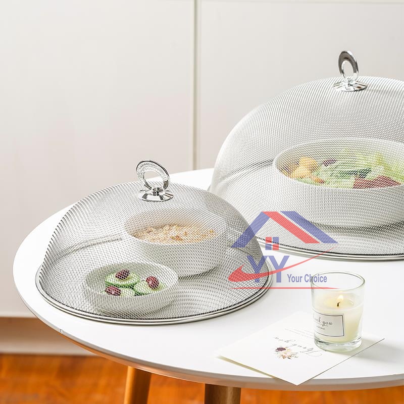 Modern Stainless Steel Food Cover Round Shape 30CM/35CM/40CM Penutup ...