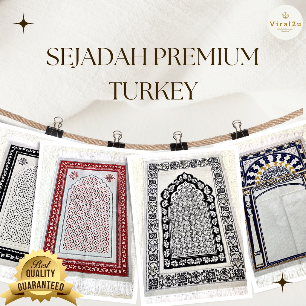 Sejadah Premium Turkey | STOCK BARU | Sejadah Turkey Sejadah Turki ...