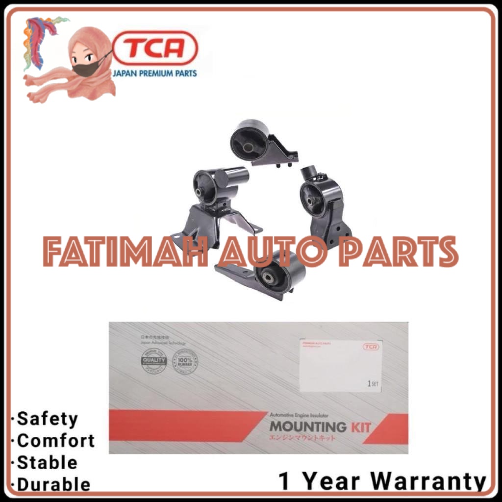 Proton Saga BLM 1.3 1.3cc Manual MT Engine Mounting TCA (1Set 4Pcs ...