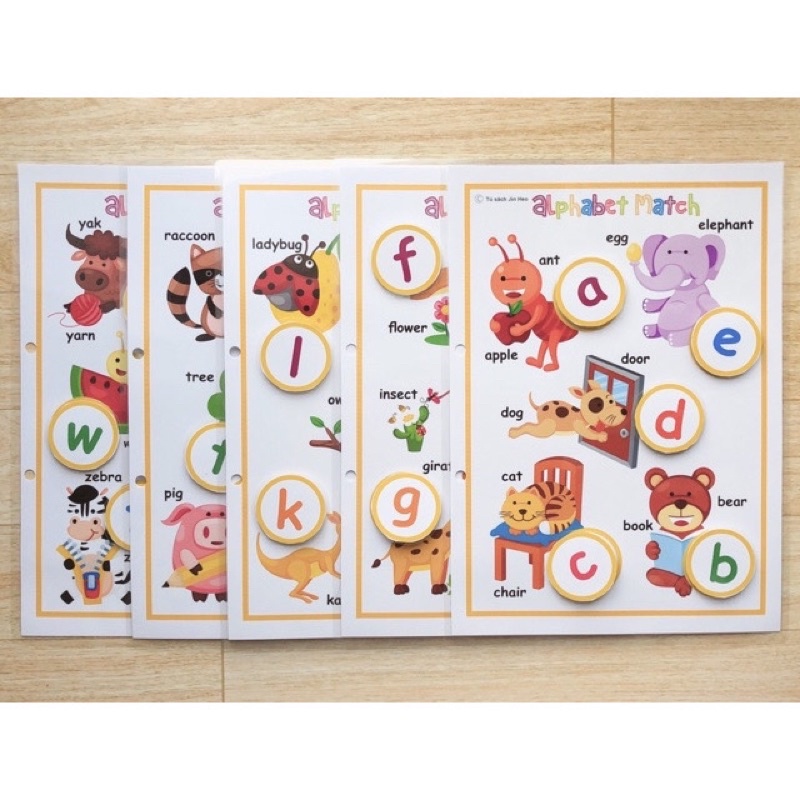 Learning materials for children - Peel and stick the alphabet ...
