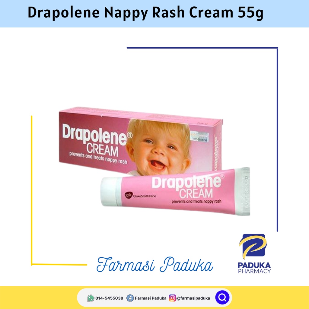 Drapolene Nappy Rash Cream (55g) | Shopee Malaysia