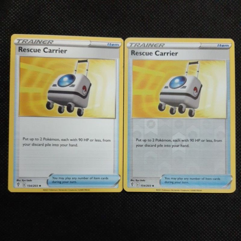 Pokemon Card TCG: Evolving Skies: Rescue Carrier 154/203 100% Original ...