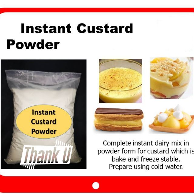 Instant custard powder premix tepung custard instant flour baking 卡士达粉 ...