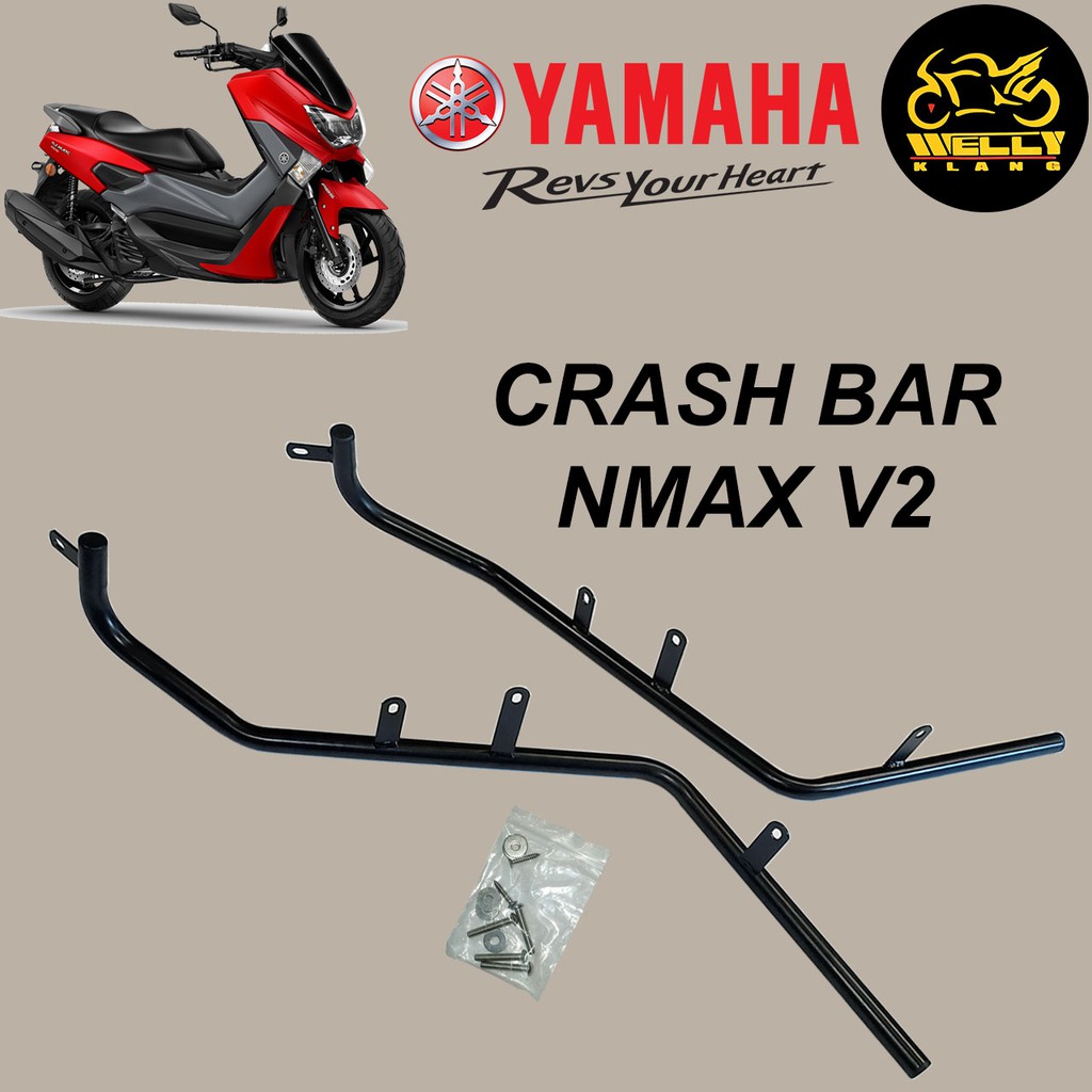 YAMAHA NMAX V2 CRASH BAR CRASHBAR CRASH GUARD FULL PROTECTION PALANG ...