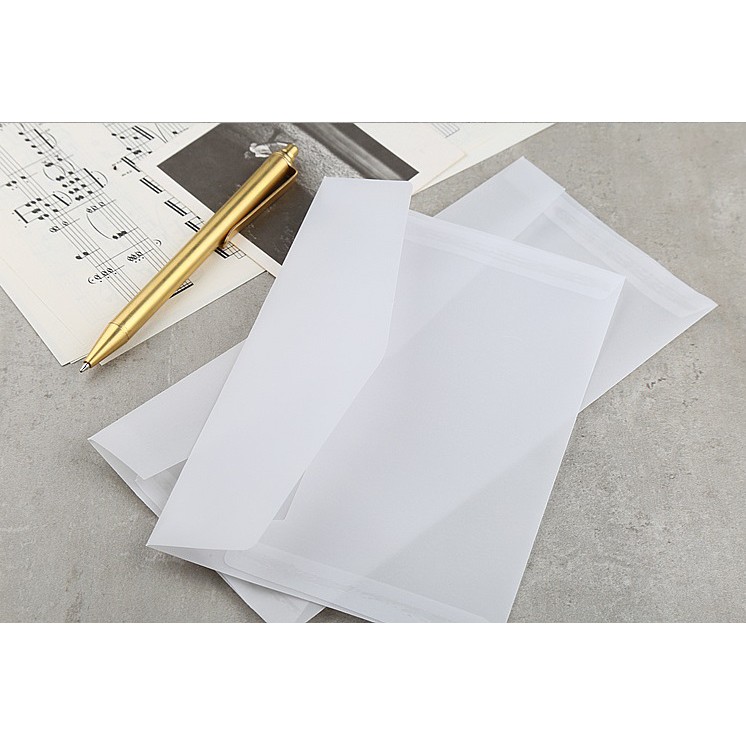 Semi-Transparent Paper Envelope 硫酸纸信封 | Shopee Malaysia