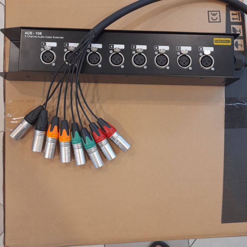 Complete 8ch Snake Cable + Stage Box STX Brand 1 Meter Length | Shopee ...
