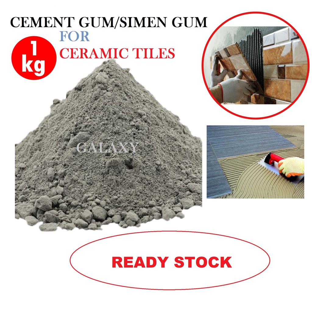 1KG GREY CEMENT GUM /CEMENT GUM / SIMEN GUM FOR Ceramic Tiles ...
