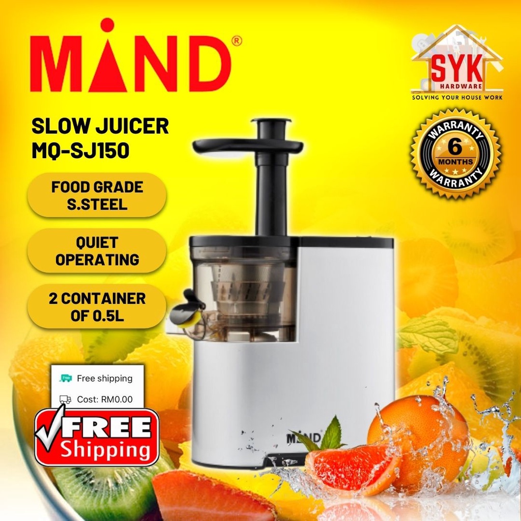 SYK Mind Slow Juicer MQ-SJ150 150W Powerful Juicer Food Processor Blender Kitchen Appliances ...