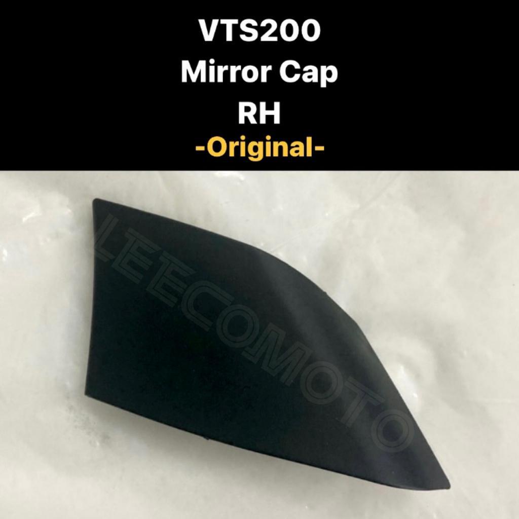 (RH) ORIGINAL SYM VTS 200 VTS200 MIRROR CAP RH KANAN RIGHT SIDE CAP ...