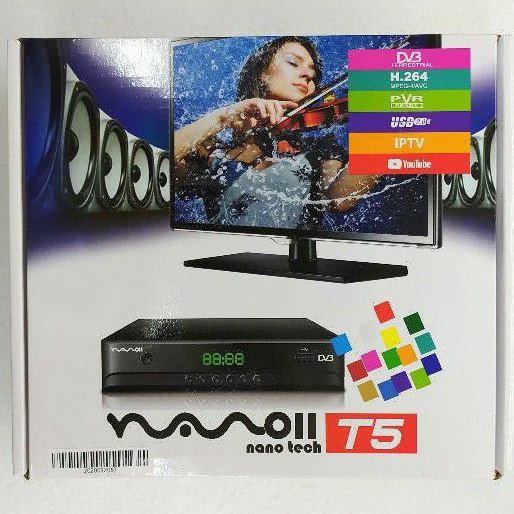 MYTV DVB T2 Digital Decoder Receiver T5HD225 DVB T2 Nano Tech T5 T2 Max ...