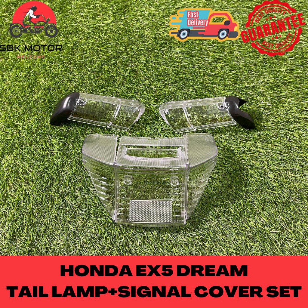 HONDA EX5 DREAM TAIL LAMP+SIGNAL COVER SET CLEAR LINE | Shopee Malaysia