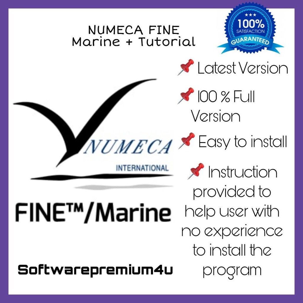 NUMECA Fine Marine 9.2 + Manual & Tutorials 🔥【Latest】🔥 | Shopee Malaysia
