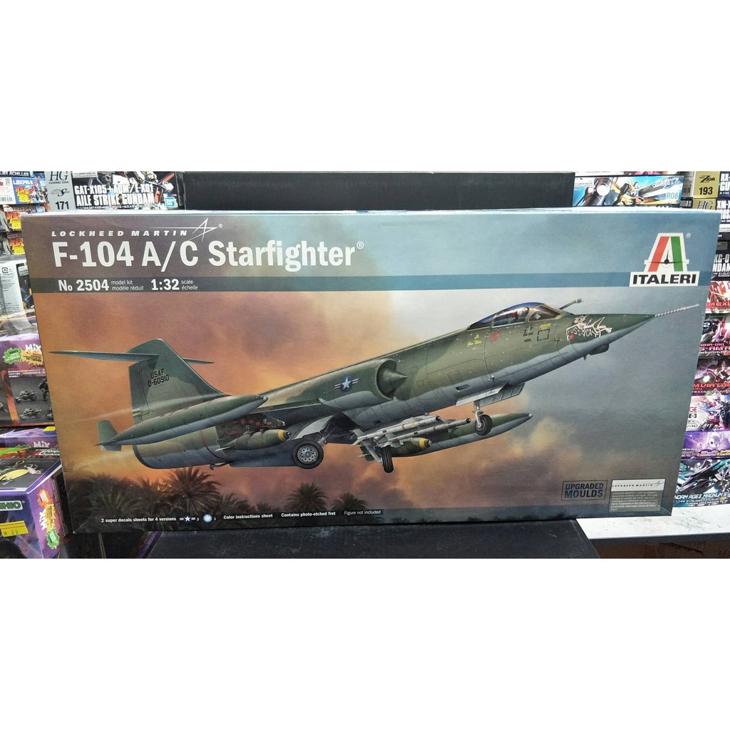 Italeri 2504 1/32 F-104 A/C Starfighter | Shopee Malaysia
