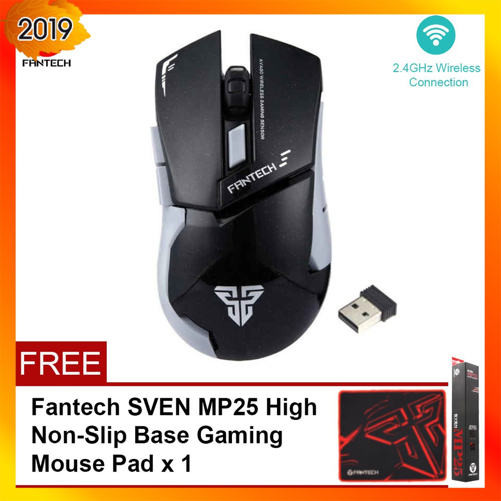 Fantech LEBLANC WG8 6 Button 2000 DPI USB Wireless Gaming Mouse ...