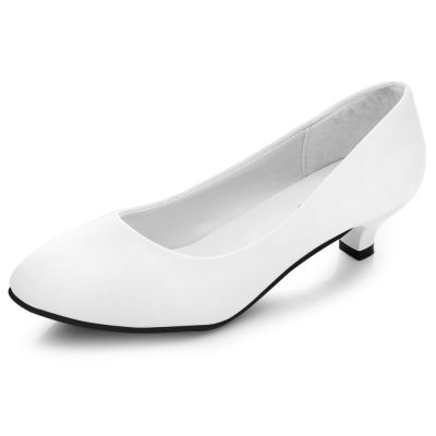 Business Work Matte Coating Low Heel Pumps Women Office Interview Shoes ...