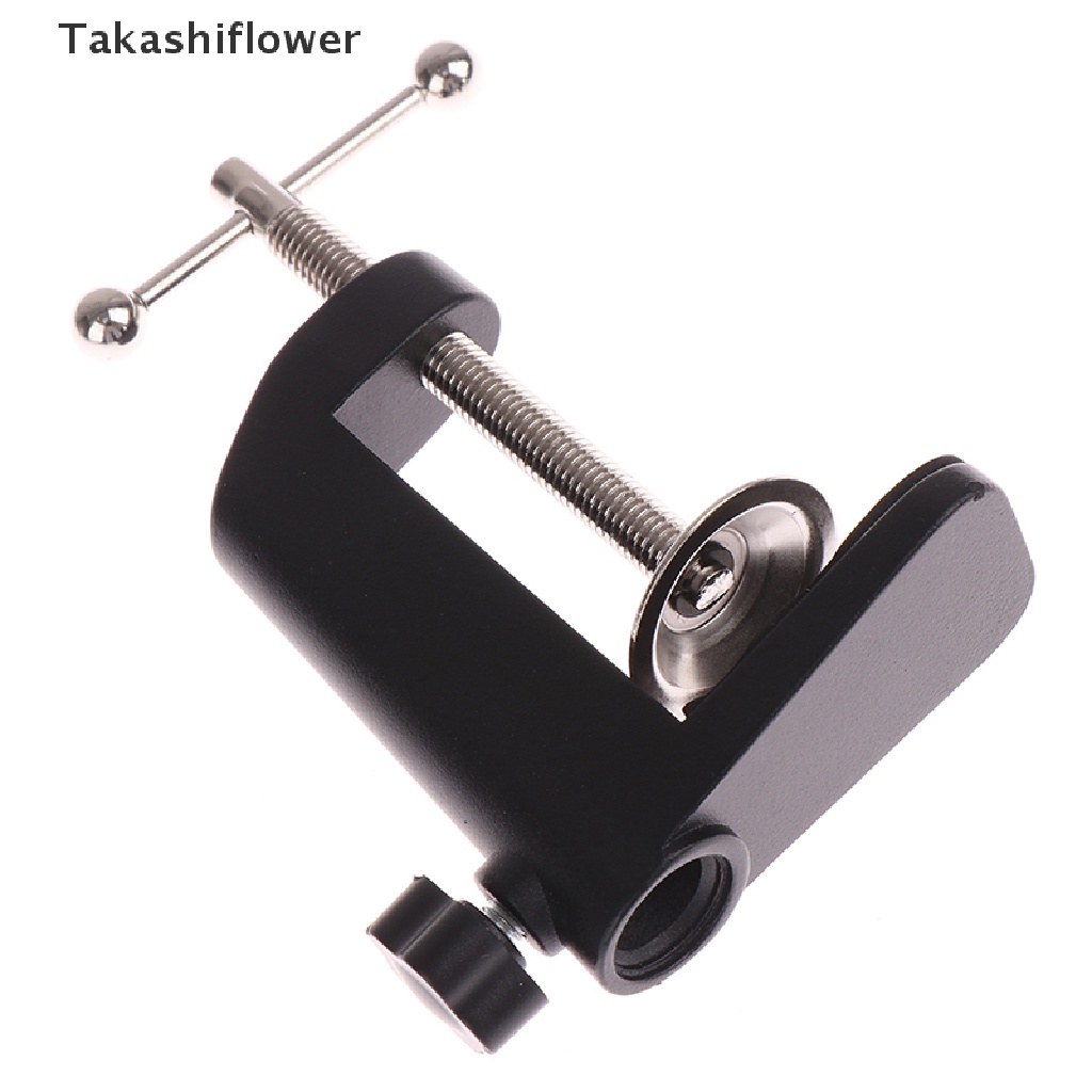 Takashiflower/ 1PC Heavy-Duty Metal Table Mounting Clamp for Microphone ...