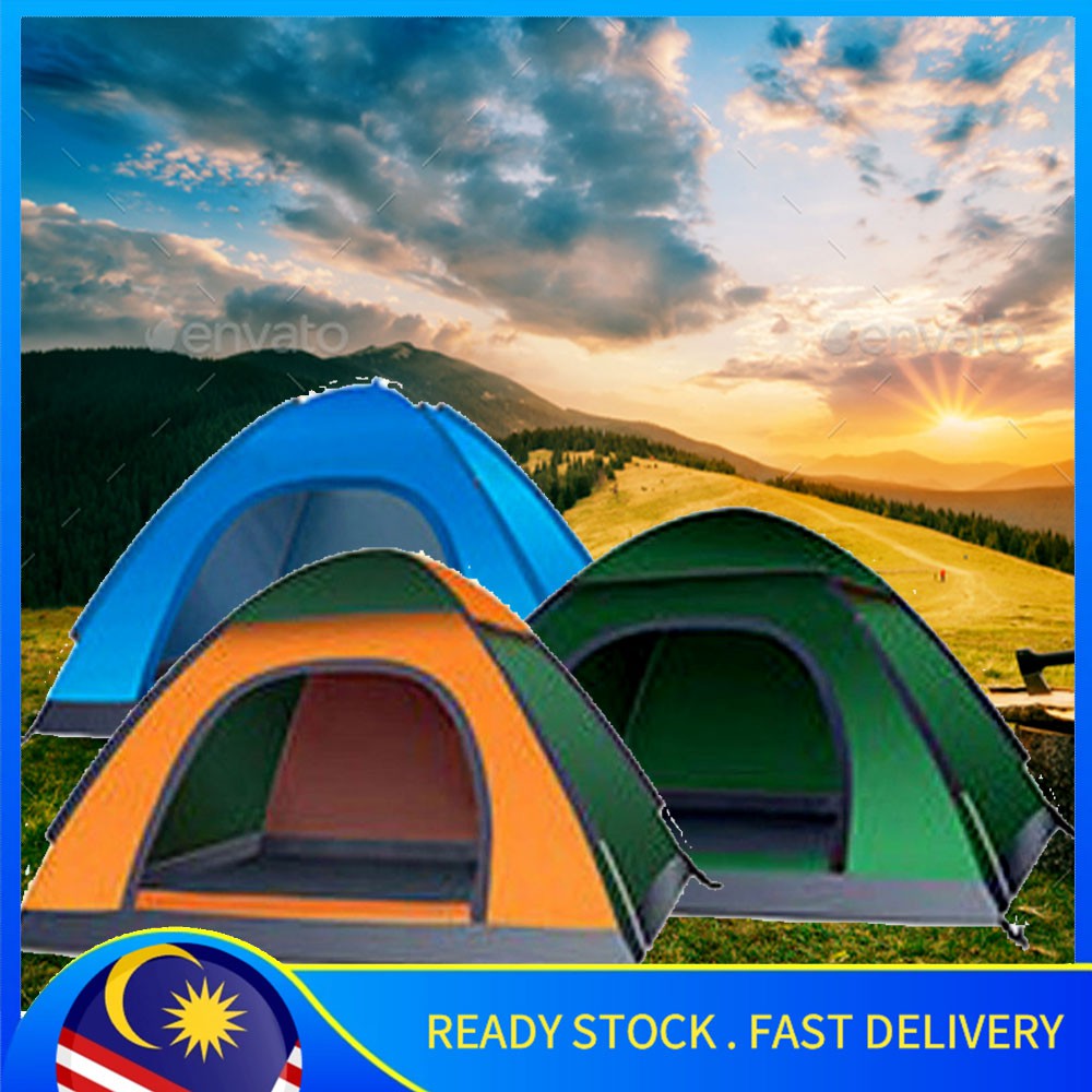 🔥 READY STOCK 🔥HIHILAH TP-5 Camping Double Layer Tent Large Outdoor ...
