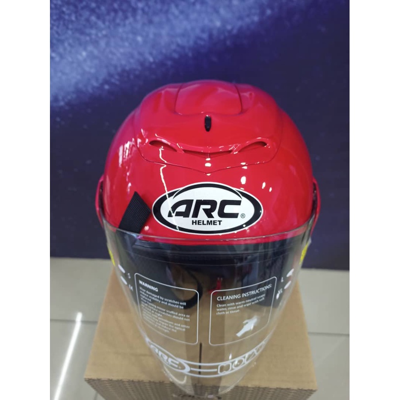 ARC RITZ HELMET ORIGINAL RED | Shopee Malaysia