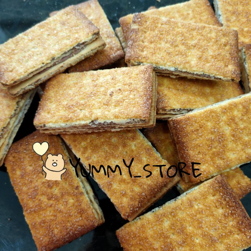 Biskut Tin Biskut Timbang Cocoa Cream Biscuit Biskut Timbang Coklat ...