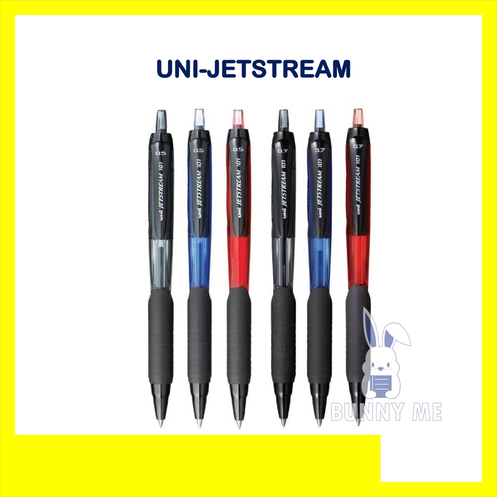 UNI MITSUBISHI JETSTREAM 101 ROLLER BALLPOINT PEN 0.5MM / 0.7MM ...