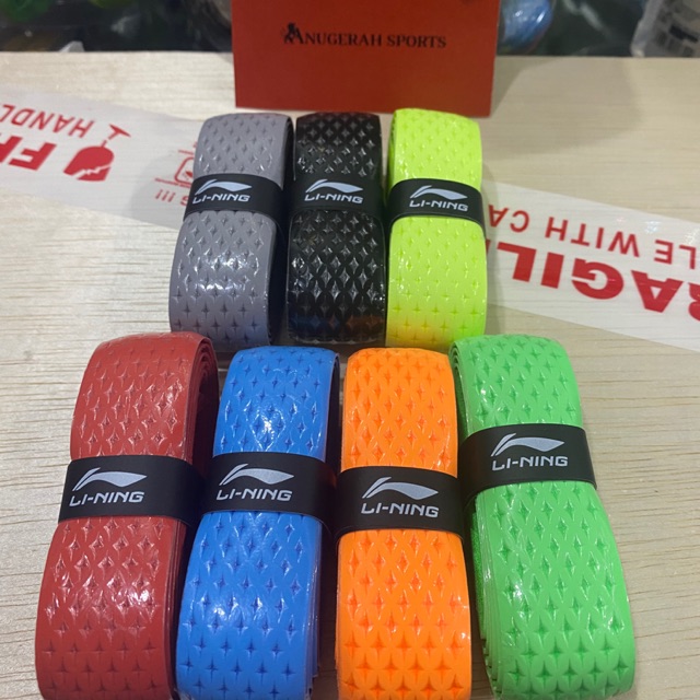 Replacement Grip Rubber Badminton Li-Ning GP 18 Soft ORIGINAL | Shopee ...