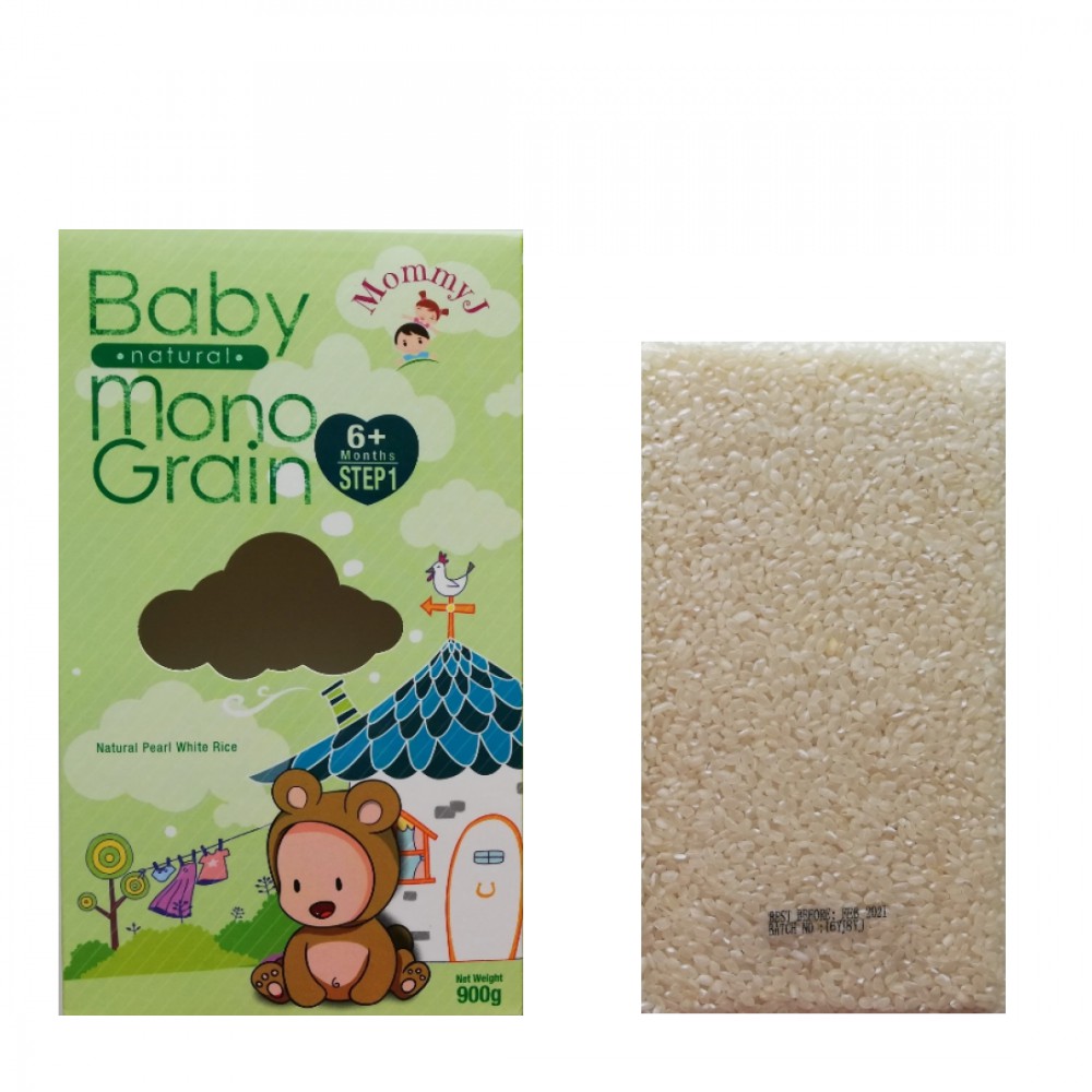 MommyJ Step 1 Organically Grown Pearl White Rice (900g) | Shopee Malaysia