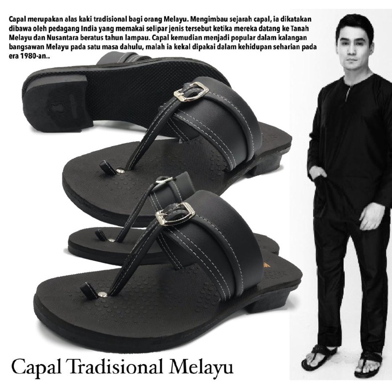 🔥 Men's Chappal Slipper / Sandal Capal / Selipar Capal Laki & Raya ...