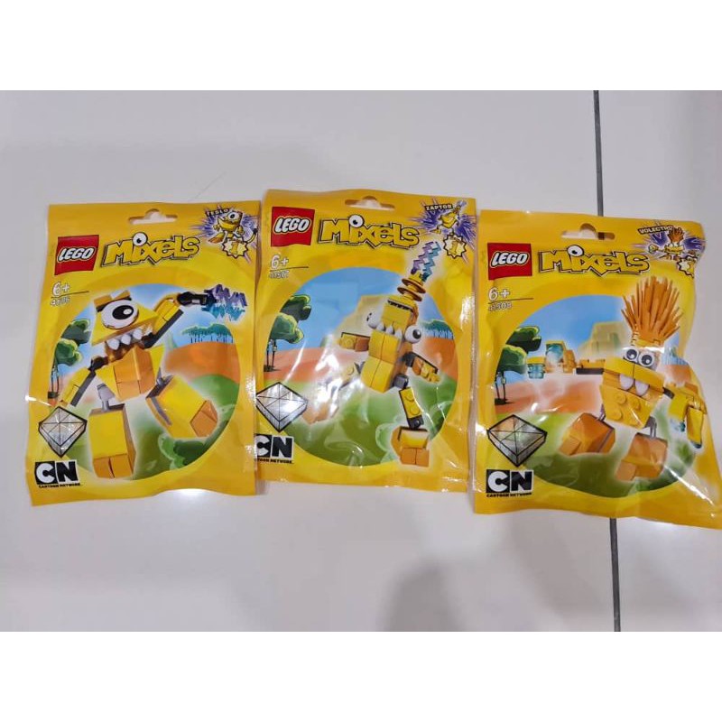 LEGO 41506+41507+41508 MIXELS - Teslo+Zaptor+Volectro (NEW) | Shopee ...