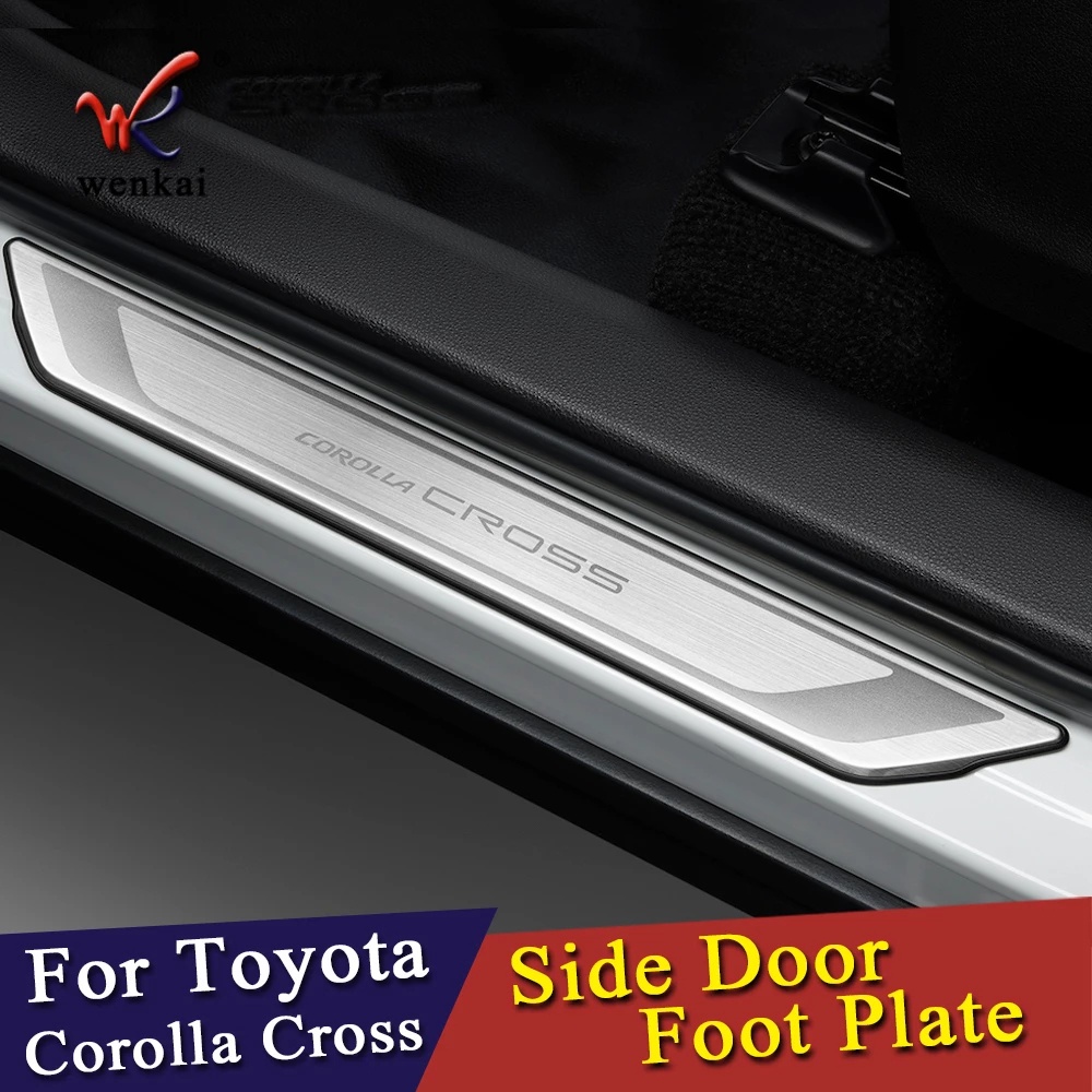 Car Accessories Styling For Toyota Corolla Cross 2020 2021 Door Sill ...