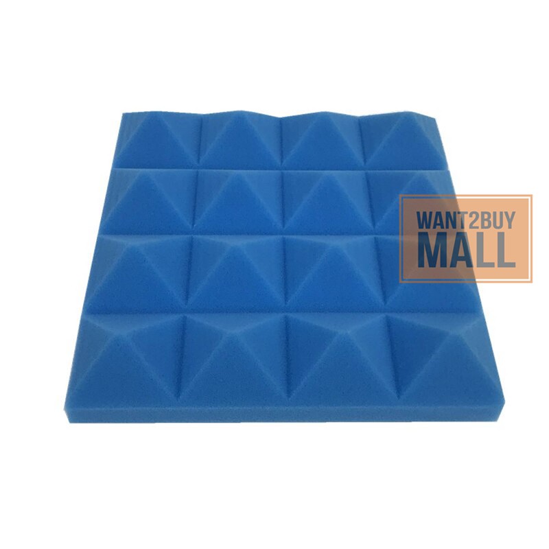 🇲🇾 Soundproof Sponge Pyramid Sound Stop Absorption Panel Recording ...
