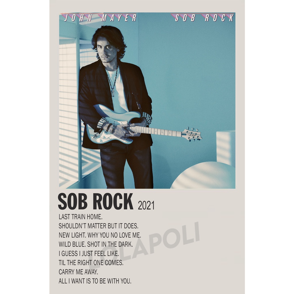 Sob Rock Album Cover Poster - John Mayer | Shopee Malaysia